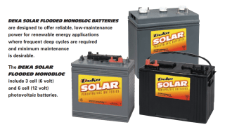 DEKA SOLAR 235 Ah, 250 Ah, 370 Ah, 230 Ah, 235Ah@20hr 260Ah@100hr Ah ...